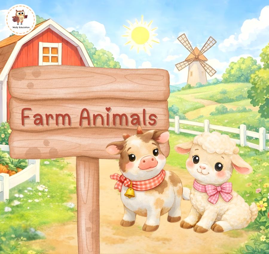 Farm Animals ESL Lesson for Preschool Kids | Beehive Starter